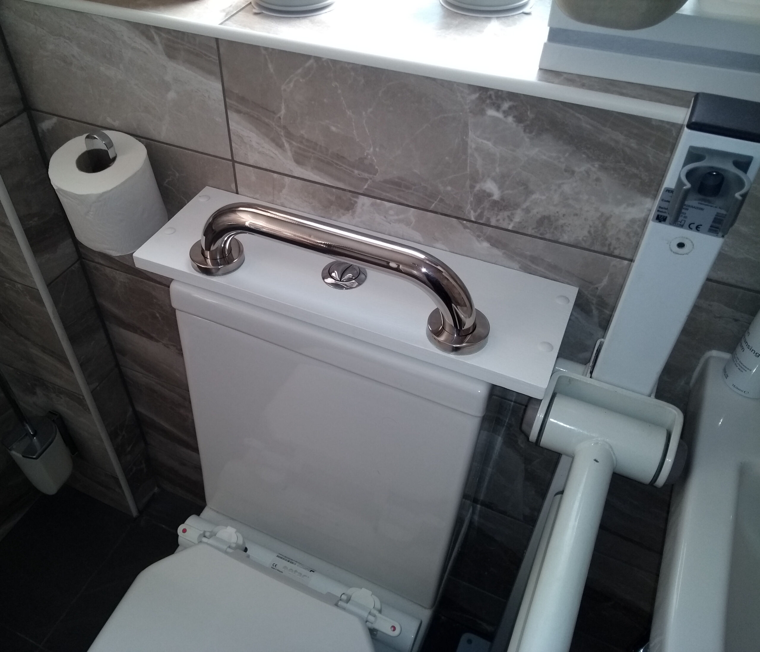 Toilet transfer rail - Remap - Custom Made Equipment for Disabled People