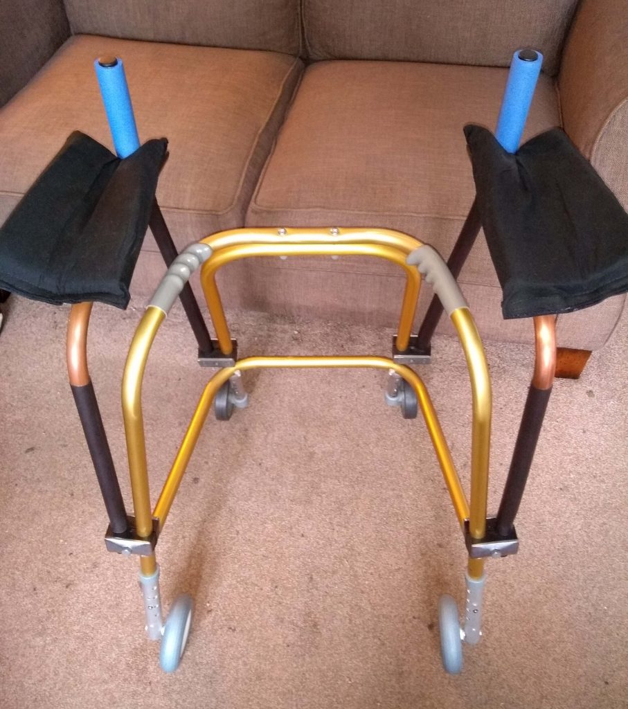 Zimmer frame arm gutter supports - REMAP - Custom made equipment for ...