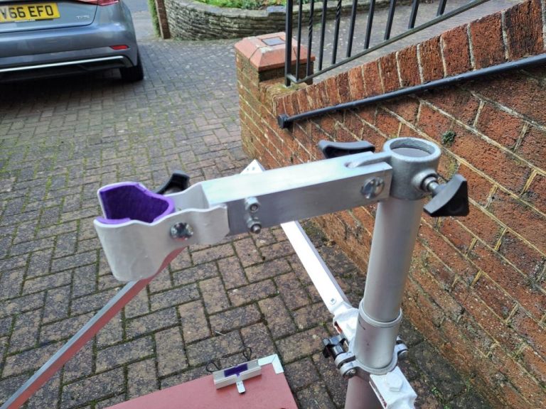 Archery bow stand for wheechair and standing users - REMAP