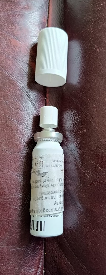 Angina Spray dispensing aid - REMAP