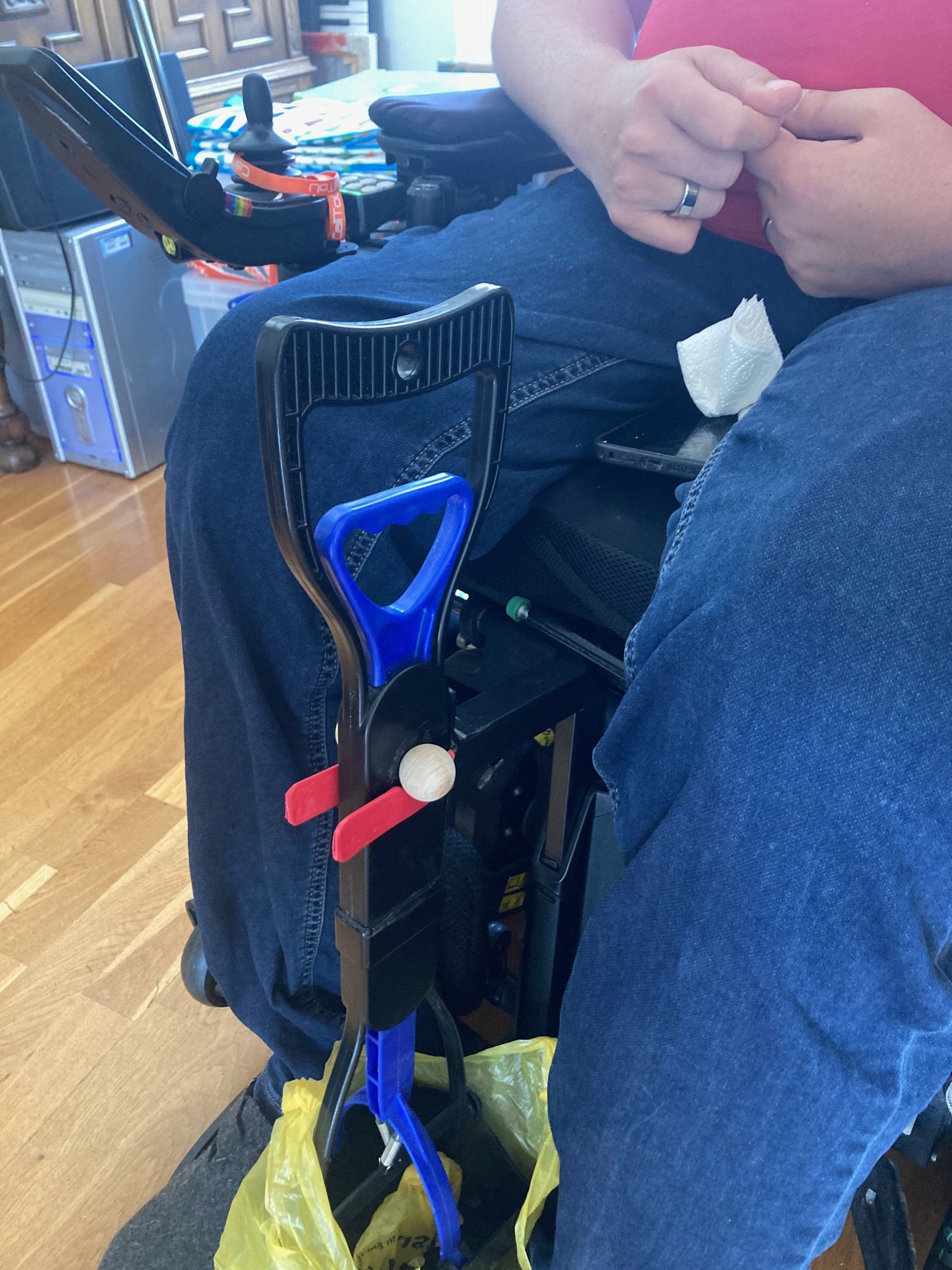 Poop Scoop Holder for Wheelchair User with Assistance Dog - REMAP ...